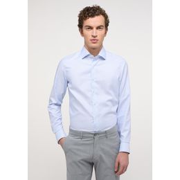 Langarmhemd Eterna "SLIM FIT" Gr. 38, Normalgrößen, blau (hellblau) Herren Hemden