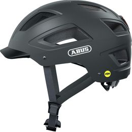 Fahrradhelm Abus "HYBAN 2.0 MIPS" Gr. L, grau (titan), Helme, L Kopfumfang: 56cm - 61cm