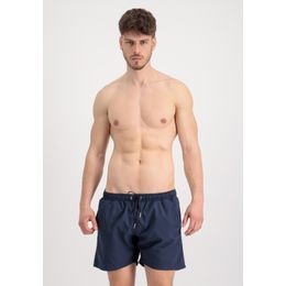 Shorts Alpha Industries "Alpha Industries Men - Beachwear Hydrochromic AOP Swimshort", Herren, Gr. L, Normalgrößen, blau (rep.blau), Shell/Lining: 100% Polyester, Hosen