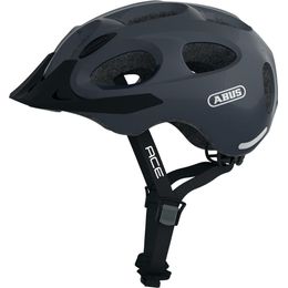 Fahrradhelm Abus "YOUN-I ACE" Helme Gr. M Kopfumfang: 52cm - 57cm, silberfarben (sparkling titan)