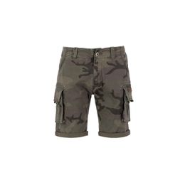 Shorts Alpha Industries "Alpha Industries Men - Crew Short Camo" Gr. 31, Normalgrößen, grün (dark olive camo) Herren Hosen