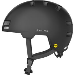 Fahrradhelm Abus "SKURB MIPS" Helme Gr. L Kopfumfang: 58 cm - 61 cm, schwarz (velvet black)