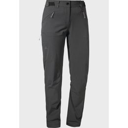 Schöffel Outdoorhose SCHÖFFEL "CIRC Pants Looop L" Gr. 40, Normalgrößen, grau (9830, grau) Damen Hosen