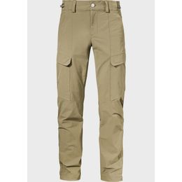 Schöffel Outdoorhose SCHÖFFEL "Pants Kitzstein M" Gr. 54, Normalgrößen, braun (6785, braun) Herren Hosen