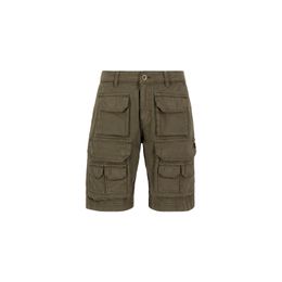 Shorts Alpha Industries "Alpha Industries Men - Battle Short" Gr. 29, Normalgrößen, grün (dark olive) Herren Hosen