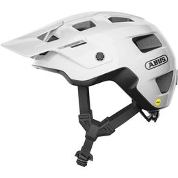 Mountainbikehelm Abus "MODROP MIPS" Gr. L, weiß, Helme, L Kopfumfang: 57cm - 61cm, unifarben, glänzend