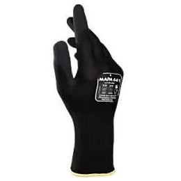 Mapa Professional Ultrane 641 Nicht Einweg Arbeitshandschuhe Nitril Ungepudert Large (L) Schwarz 2 Handschuhe
