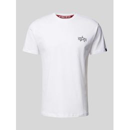 Alpha Industries T-Shirt mit Label-Print