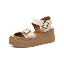 Inuovo Strap Sandals female Beige size 39