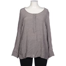 Selection by Ulla Popken Damen Bluse, grau, Gr. 42