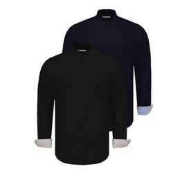 Dandalo Hemd Herren Gr&ouml;&szlig;e XL navy / schwarz