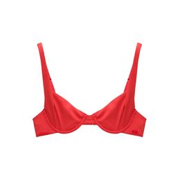 Pull&Bear Pull&Bear Bikinitop Damen Gr&ouml;&szlig;e 70 rot