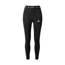adidas Performance Sporthose 'TECHFIT 7/8' Damen Größe 5XL/6XL schwarz / weiß