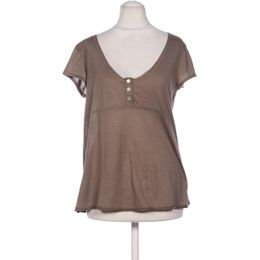 Oui Damen T-Shirt, braun, Gr. 38