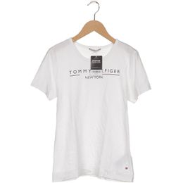 Tommy Hilfiger Damen T-Shirt, weiß, Gr. 36