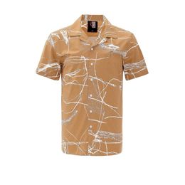 By Diess Collection Button Up Shirt male Brown size XXL
