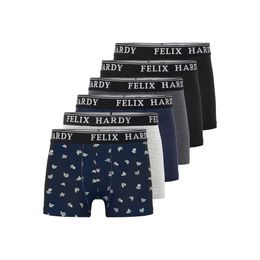 Felix Hardy Boxershorts Herren Gr&ouml;&szlig;e XL marine / graumeliert / schwarz / wei&szlig;