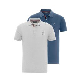 Jacey Quinn Shirt male Blue, Grey size XXL