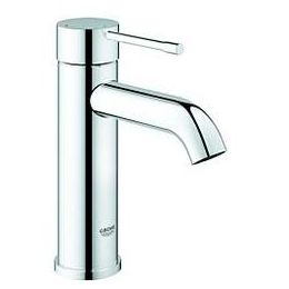 Grohe Essence Waschtischarmatur 23797001 S-Size, chrom, mit Push-open Ablaufgarnitur