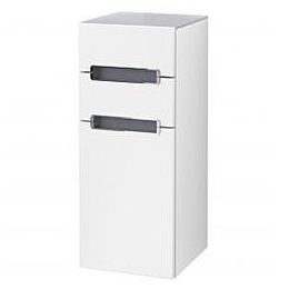 Villeroy & Boch Villeroy & Boch Subway 2.0 Seitenschrank A7131RMS 35,4x85,7x37cm, rechts, Griff chrom, silbergrau, weiß matt