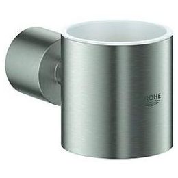 Grohe Atrio Halter 40304DC3 supersteel, für Kristallglas und Seifenspender