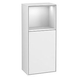 Villeroy & Boch Villeroy und Boch Finion Seitenschrank G510MTGF 41,8x93,6cm, rechts, Emotion, Regal oben White Matt, Glossy white lacquer