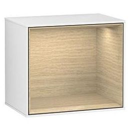 Villeroy & Boch Villeroy und Boch Finion Regalmodul G580PCGF 41,8x35,6x27cm, Emotion, Regal Oak Veneer, Glossy white lacquer