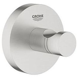 Grohe Essentials Bademantelhaken 40364DC1 supersteel, verdeckte Befestigung