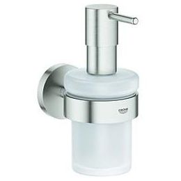 Grohe Essentials Seifenspender 40448DC1 supersteel, mit Halter