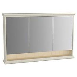 Vitra Valarte LED-Spiegelschrank 62239 118x17x76cm, 3 Spiegeltüren, Korpus elfenbein matt