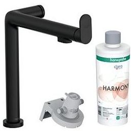 Hansgrohe Aqittura M91 Küchenarmatur 76802670 1jet, Starter Set, mattschwarz