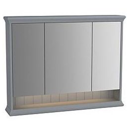 Vitra Valarte LED-Spiegelschrank 62235 98x17x76cm, 3 Spiegeltüren, Korpus grau matt