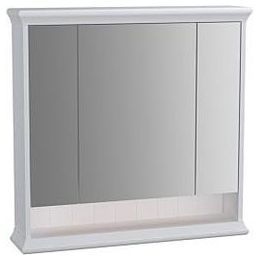 Vitra Valarte LED-Spiegelschrank 62231 78x17x76cm, 3 Spiegeltüren, Korpus weiß matt