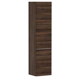 Hansgrohe Xelu Q Hochschrank 54142000 370x400x1650mm, Türanschlag rechts, Nussbaum dunkel, chrom