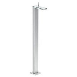 hansgrohe Axor MyEdition Waschtischarmatur 47040000 Ausladung 196 mm, bodenstehend, mit Push-Open Ablaufgarnitur, chrom/Spiegelglas