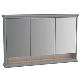 Vitra Valarte LED-Spiegelschrank 62238 118x17x76cm, 3 Spiegeltüren, Korpus grau matt