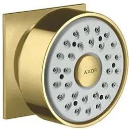 Hansgrohe Axor Seitenbrause 28469950 eckige Rosette, schwenkbar, 1jet, brushed brass