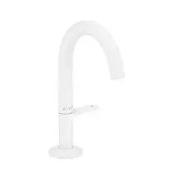 Hansgrohe Axor One Waschtischarmatur 48010700 Ausladung 122mm, mit Push-Open-Ablaufgarnitur, mattweiß