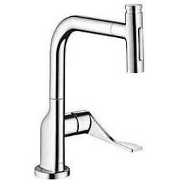 Hansgrohe Select Spültisch-Einhebelmischer 39863000 mit Ausziehbrause, chrom