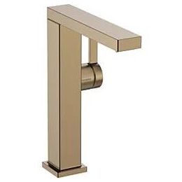 Hansgrohe Tecturis E Waschtischarmatur 73063140 Ausladung 157mm, mit Push-Open-Ablaufgarnitur, brushed bronze