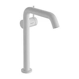 Hansgrohe Tecturis S Waschtischarmatur 73373700 Ausladung 240mm, mit Push-Open-Ablaufgarnitur, mattweiß