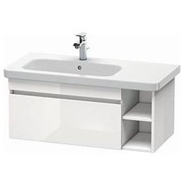 Duravit DuraStyle Waschtisch-Unterschrank DS639702218 93 x 44,8 cm, Becken links, weiß hochglanz/weiß matt, 1 Auszug