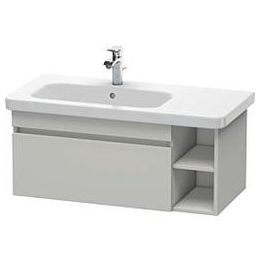 Duravit DuraStyle Waschtisch-Unterschrank DS639700707 93 x 44,8 cm, Becken links, betongrau matt, 1 Auszug