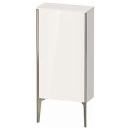 Duravit XViu Halbhochschrank XV1306LB169 50x24x89cm, champagner matt, Tür links, nussbaum gebürstet