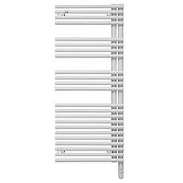 Zehnder Forma Asym Design-Elektroheizkörper ZF6A0550A400000 LFAEL-170-050/DD, 1801 x 496, Inox Look