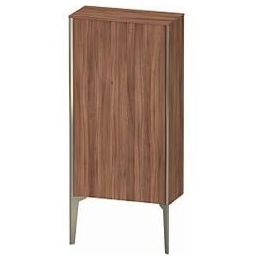 Duravit XViu Halbhochschrank XV1306LB179 50x24x89cm, champagner matt, Tür links, nussbaum natur