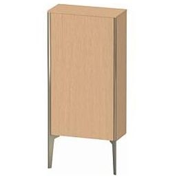 Duravit XViu Halbhochschrank XV1306RB112 50x24x89cm, champagner matt, Tür rechts, eiche gebürstet