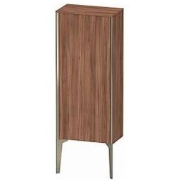 Duravit XViu Halbhochschrank XV1305LB179 40x24x89cm, champagner matt, Tür links, nussbaum natur