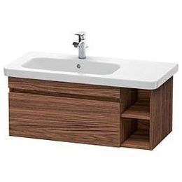 Duravit DuraStyle Waschtisch-Unterschrank DS639702121 93 x 44,8 cm, Becken links, nussbaum dunkel, 1 Auszug