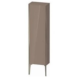 Duravit XViu Halbhochschrank XV1315LB186 40x24x133cm, champagner matt, Tür links, cappucino hochglanz